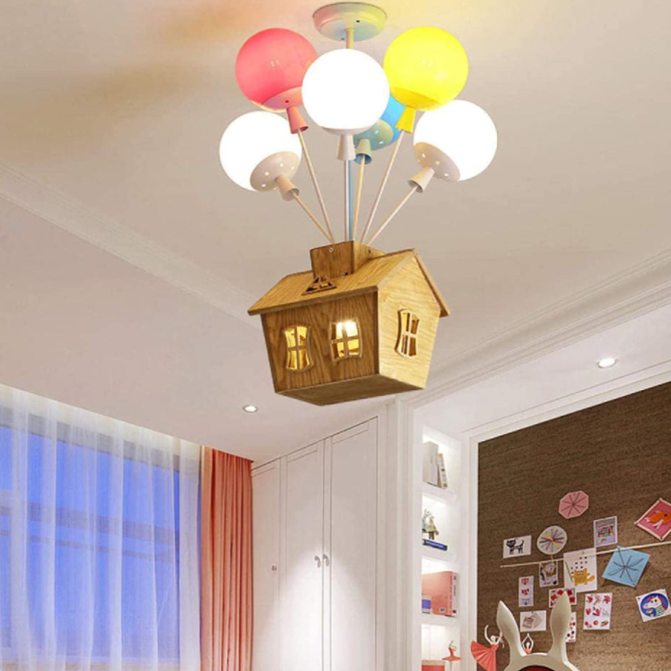 Ariven | Wooden Flush Mount Ceiling Light