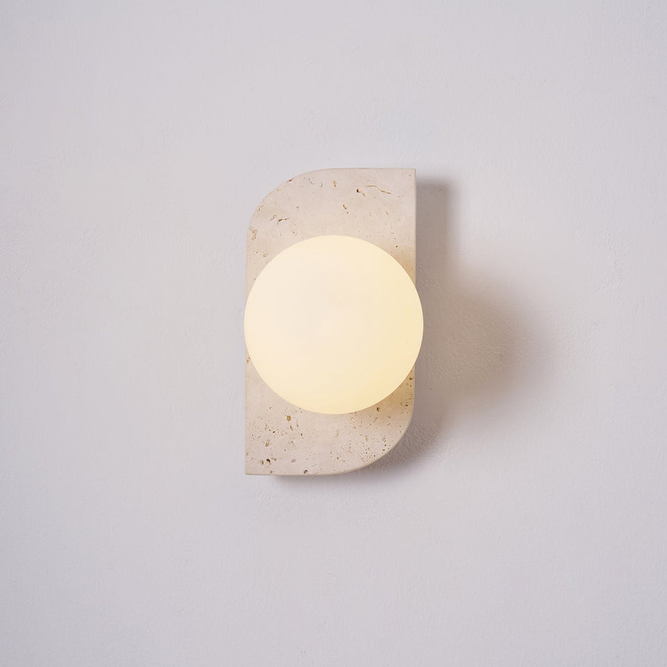 Sorelle | Travertine Wall Lamp
